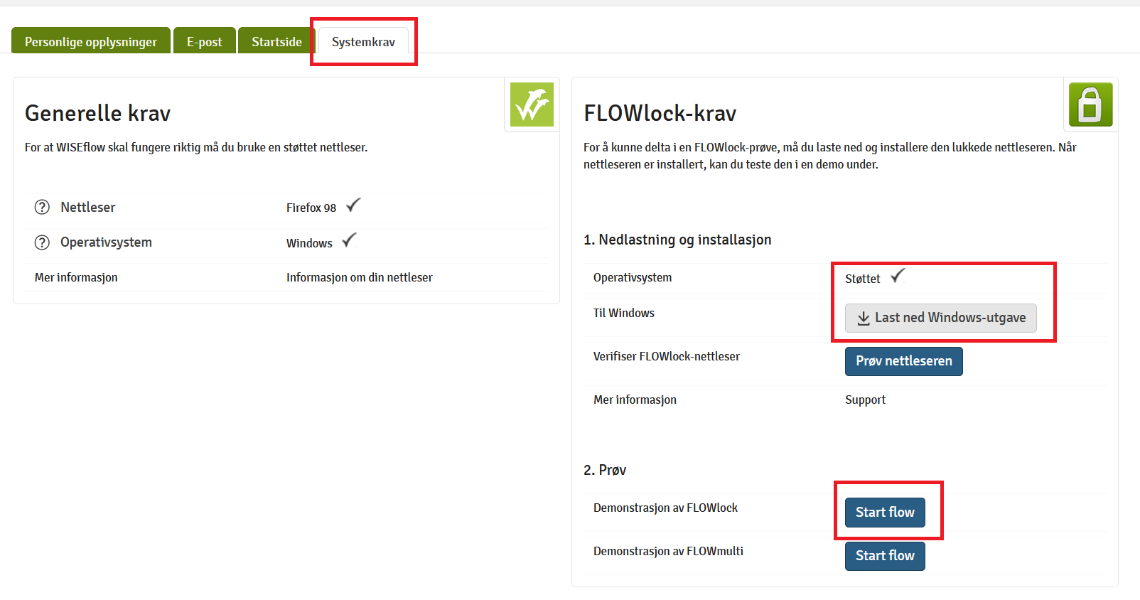 Flowlock: Installasjon og demo-eksamen | MF